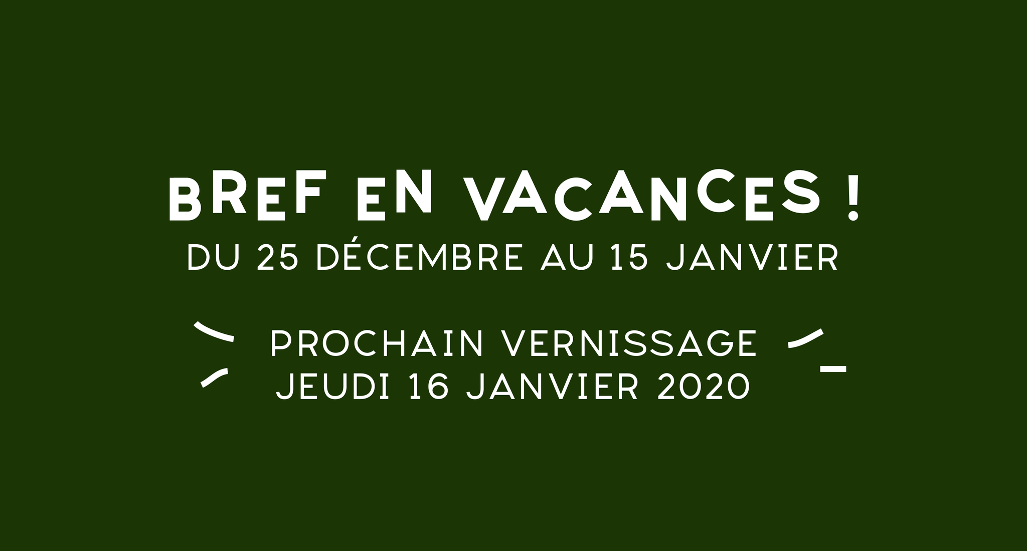 Bref prend des petites vacances