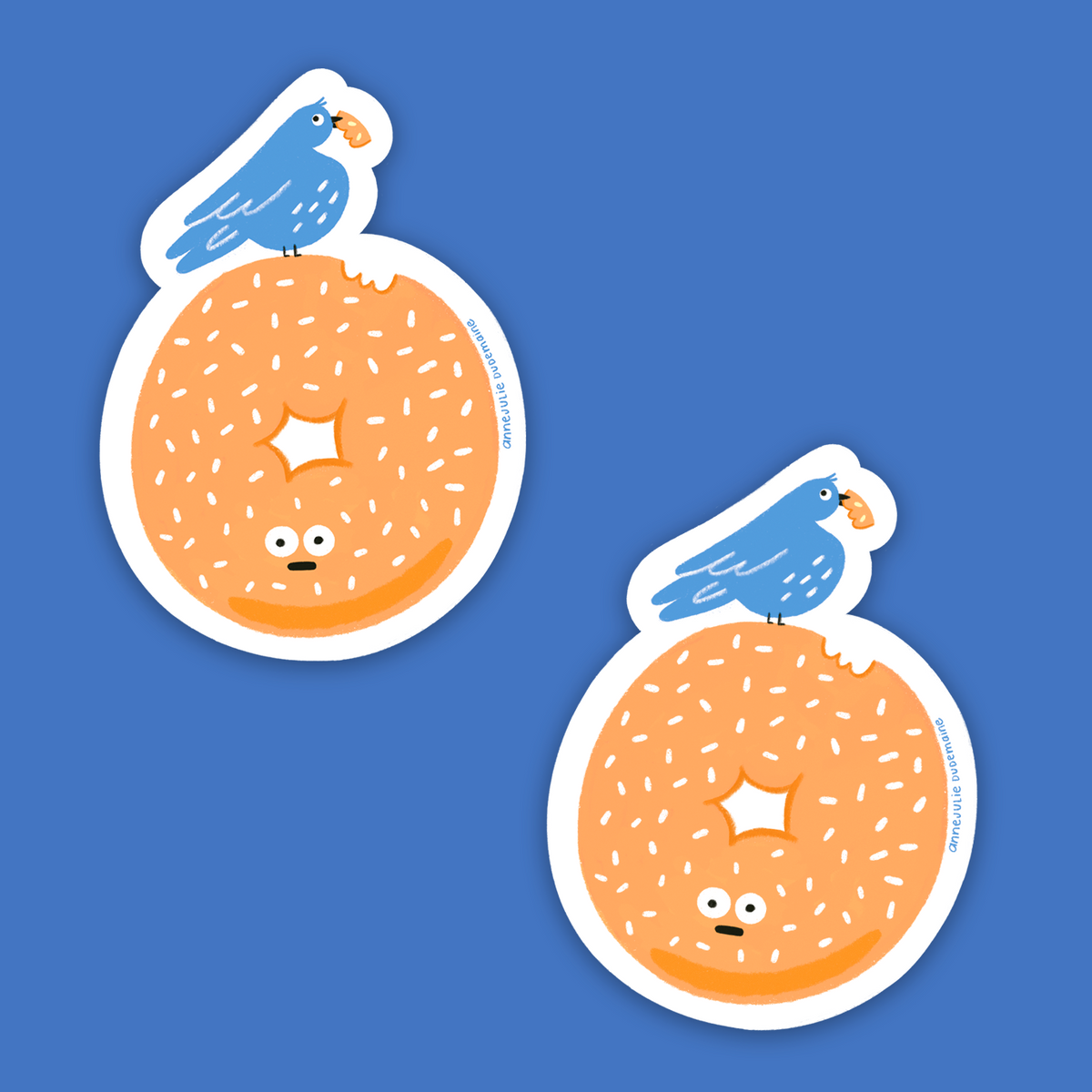 Bagel Sticker | Anne-Julie Dudemaine | Bref