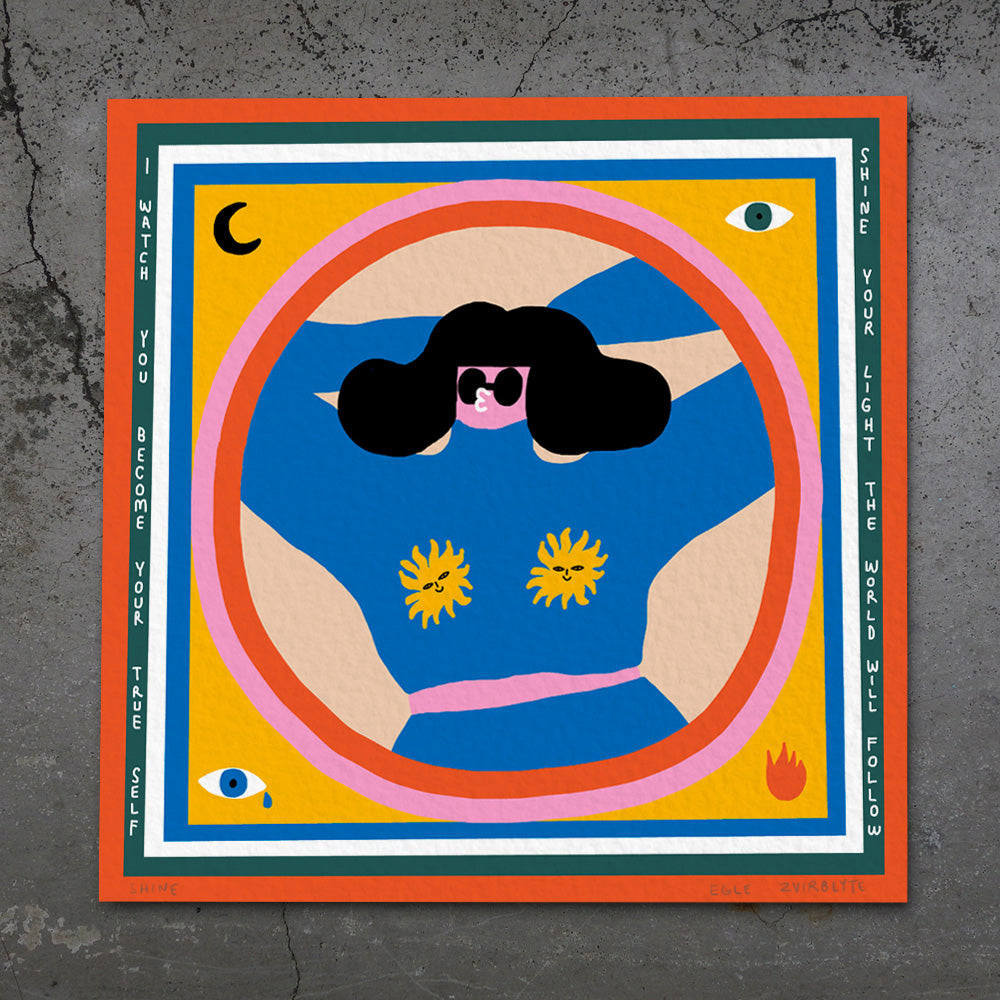 Affiche 'Shine' | Egle Zvirblyte | Bref