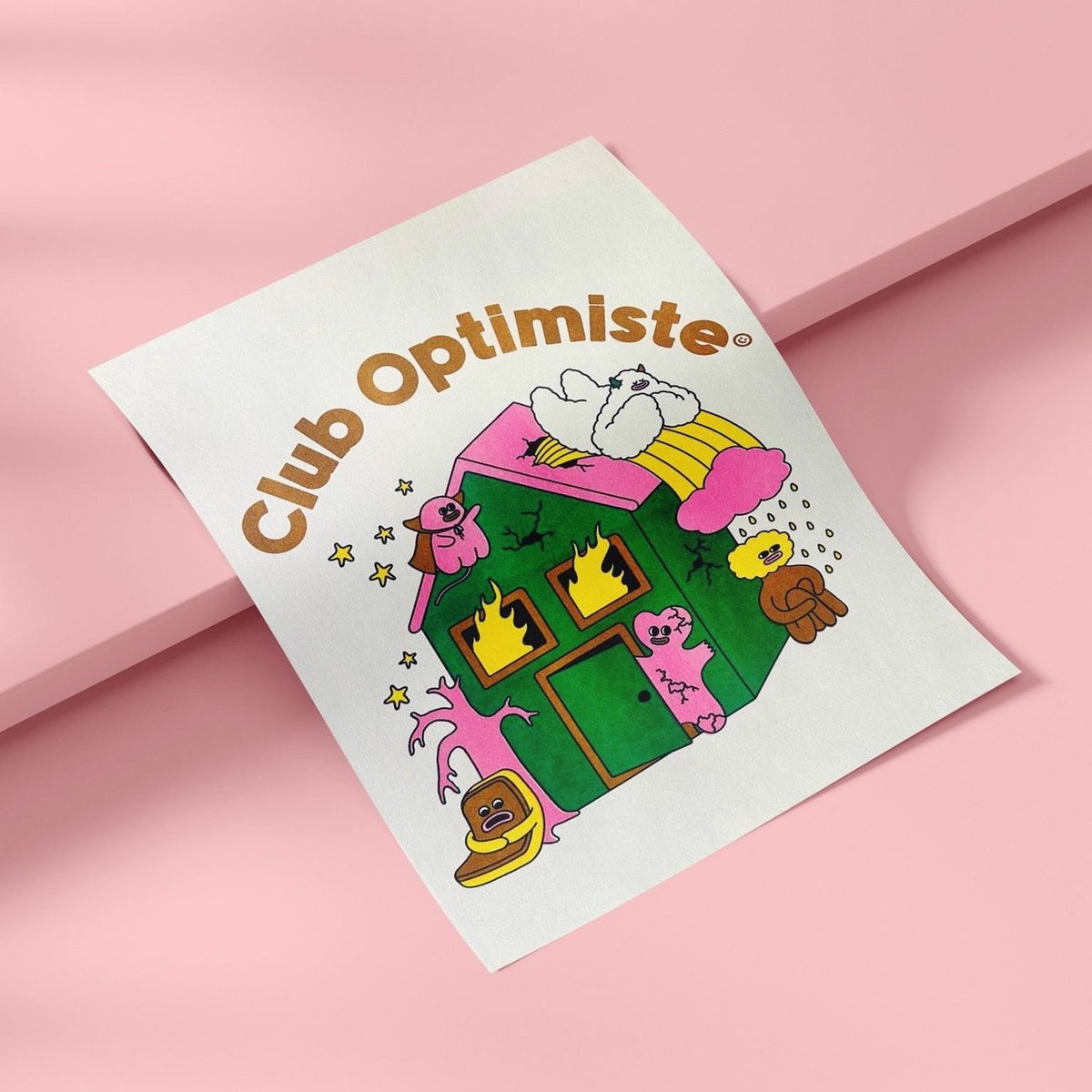 Poster 'Optimistic Club' | Pony | Brief – Bref