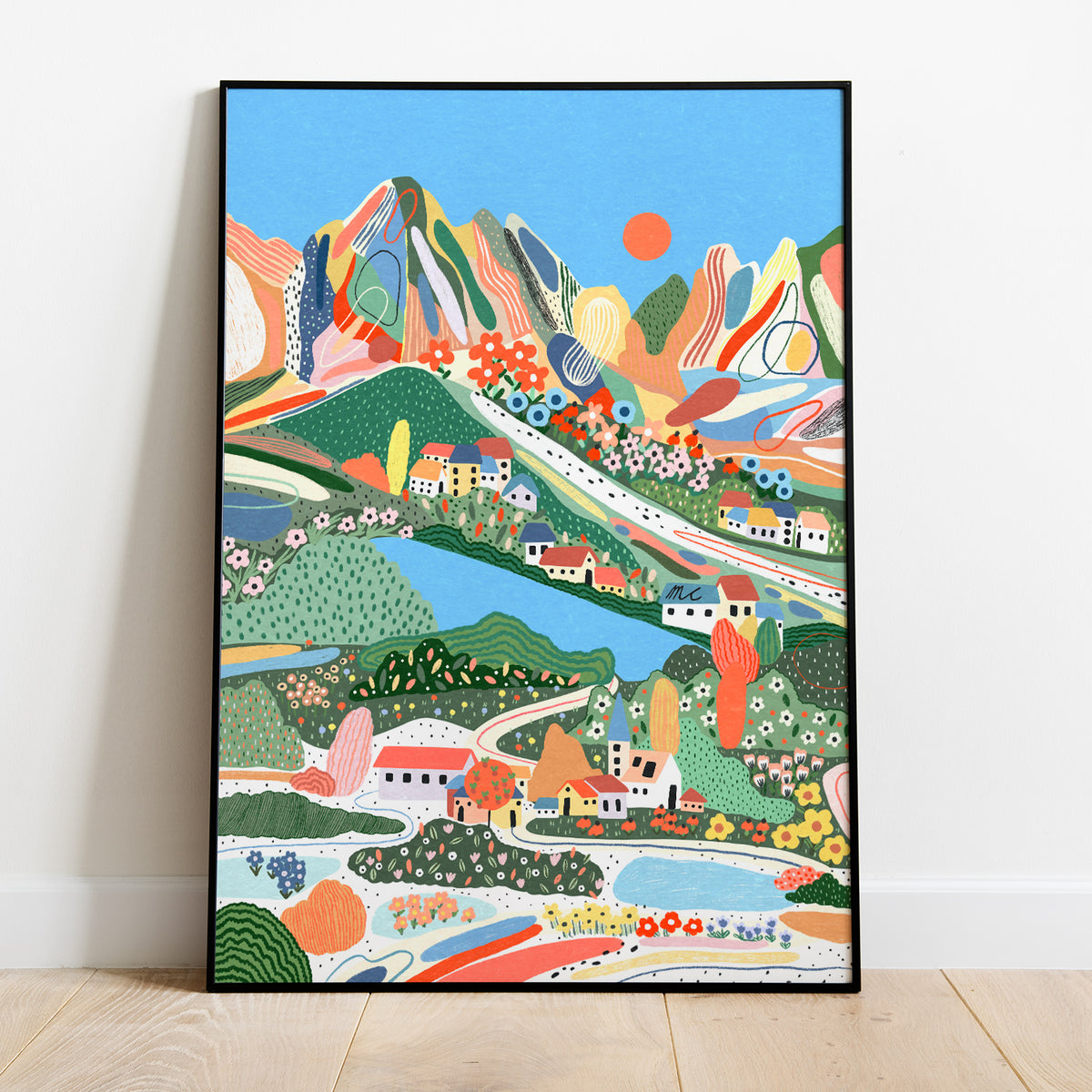 'One Minute' Poster | Artist Marina Ester Castaldo | Brief – Bref